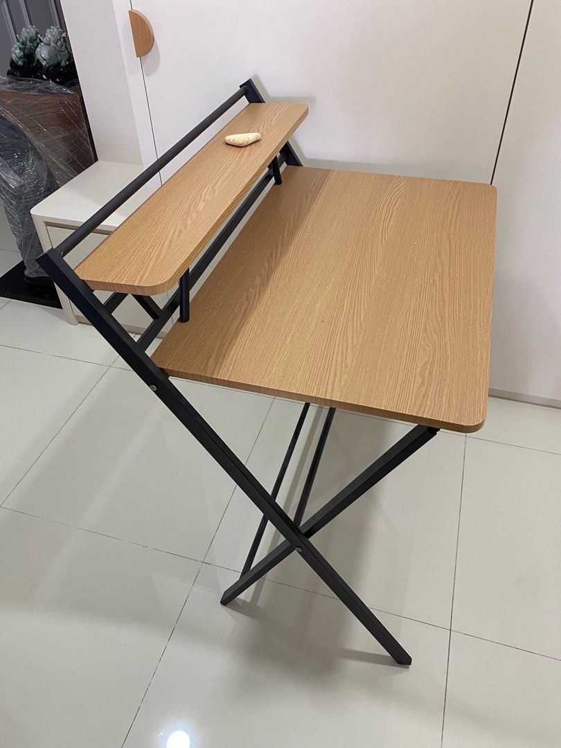 Foldable Study Table, Furniture & Home Living, Furniture, Tables & Sets ...
