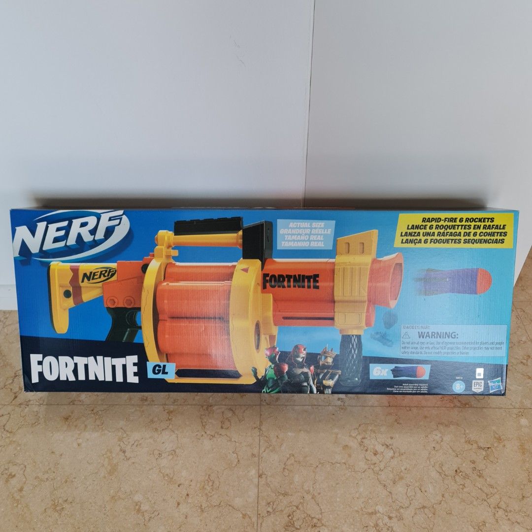 Fortnite X Nerf GL gun, Hobbies & Toys, Toys & Games on Carousell
