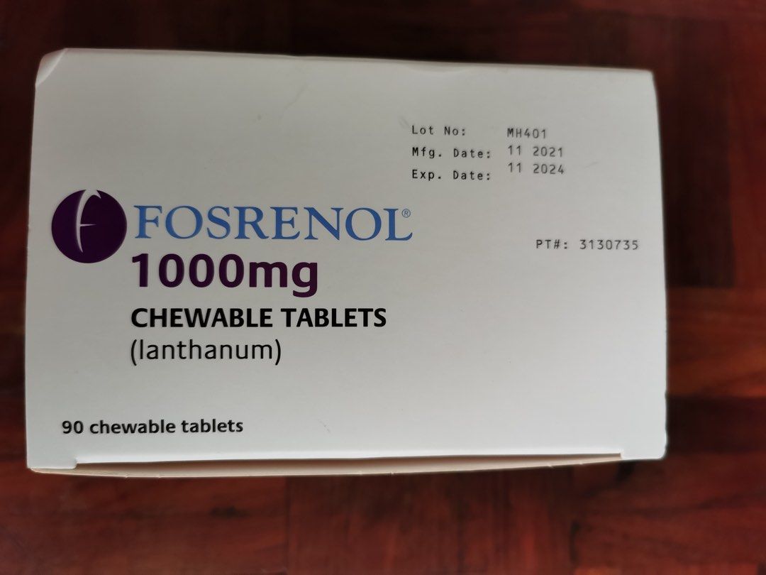 Fosrenol 1000mg, Health & Nutrition, Health Supplements, Health Food ...