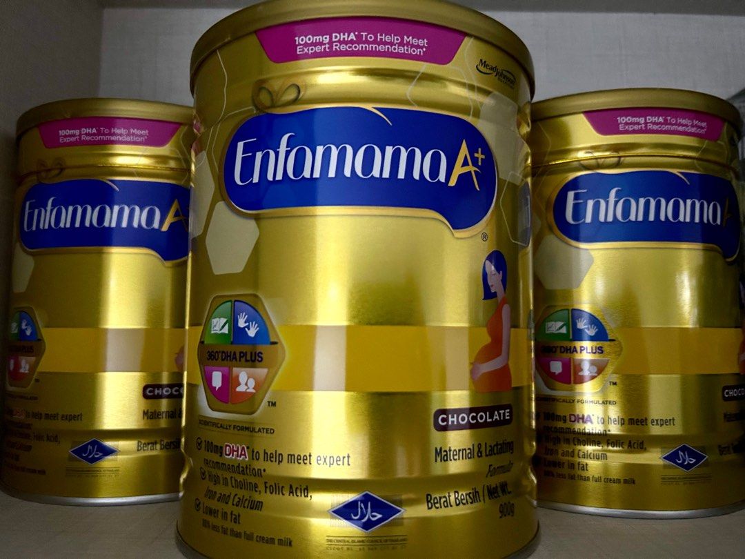 (Free delivery, Choco, 2025 EXP) Enfamama Chocolate maternal milk ...