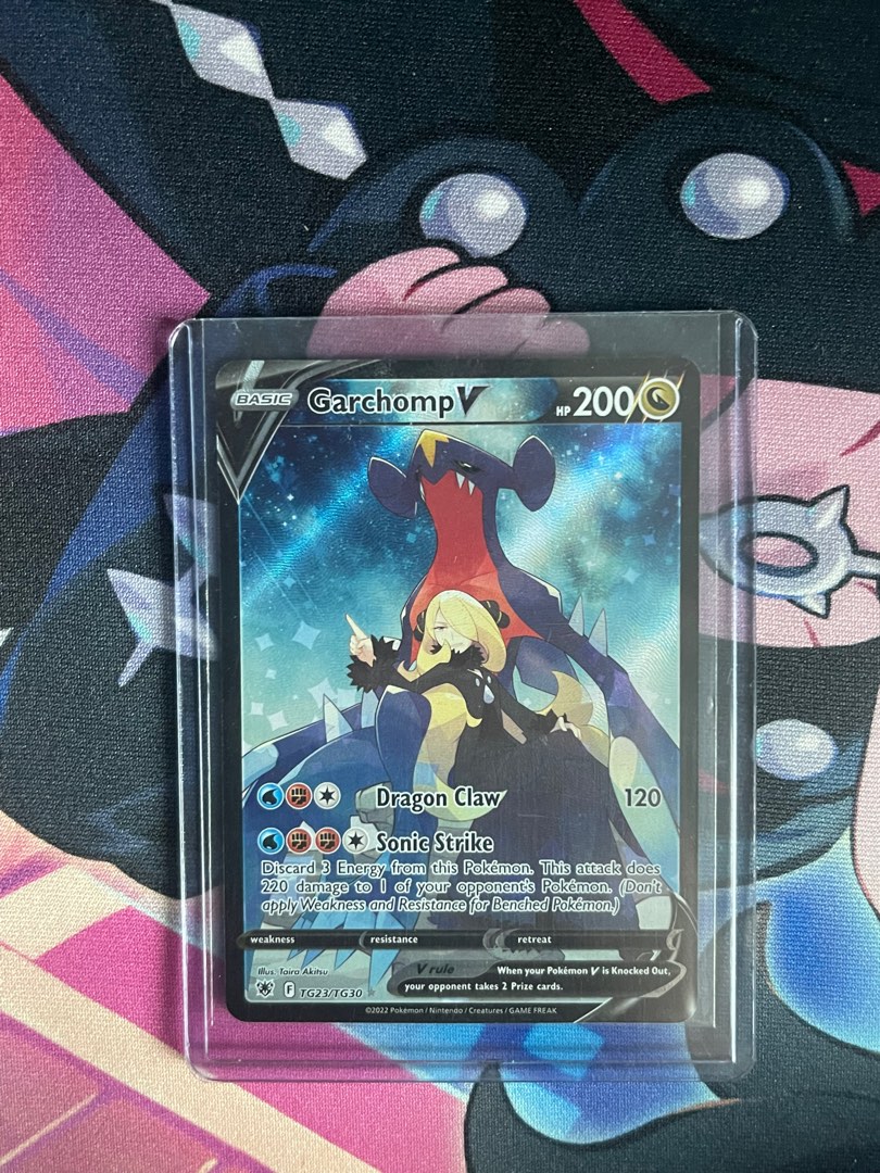 Garchomp V Trainer Gallery (TG), Hobbies & Toys, Toys & Games on Carousell