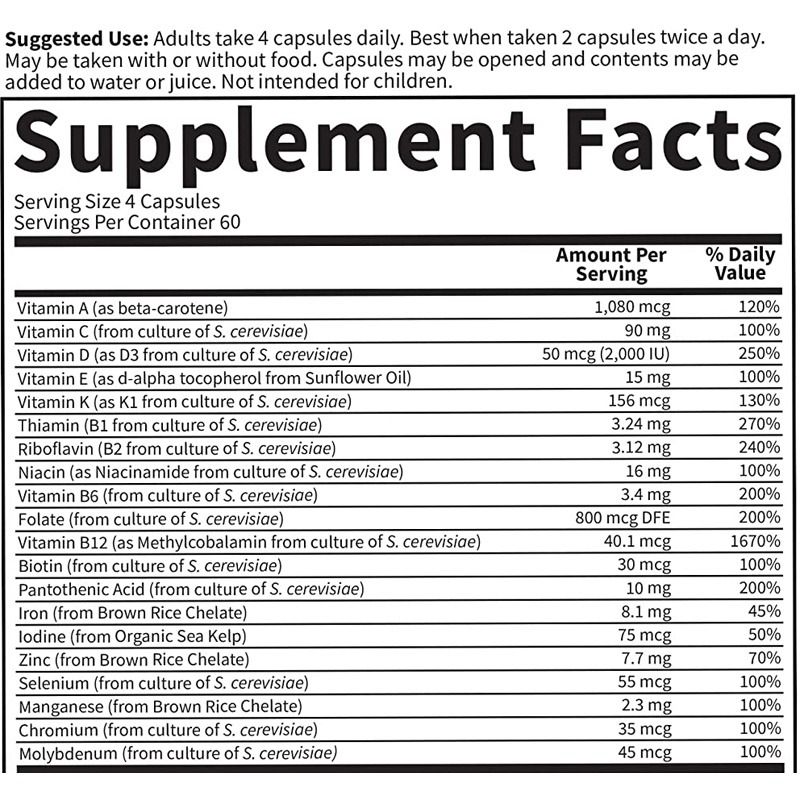 Garden of Life - Vitamin Code - Whole Food Multivitamin for Women ...