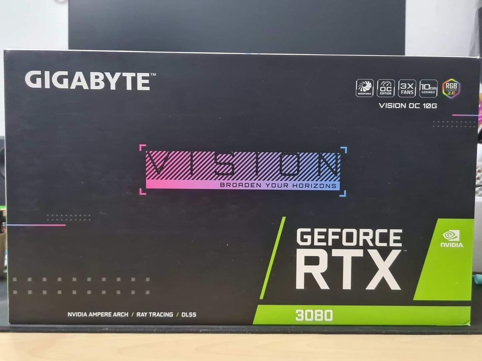 Gigabyte Vision OC RTX 3080, Computers & Tech, Parts & Accessories ...