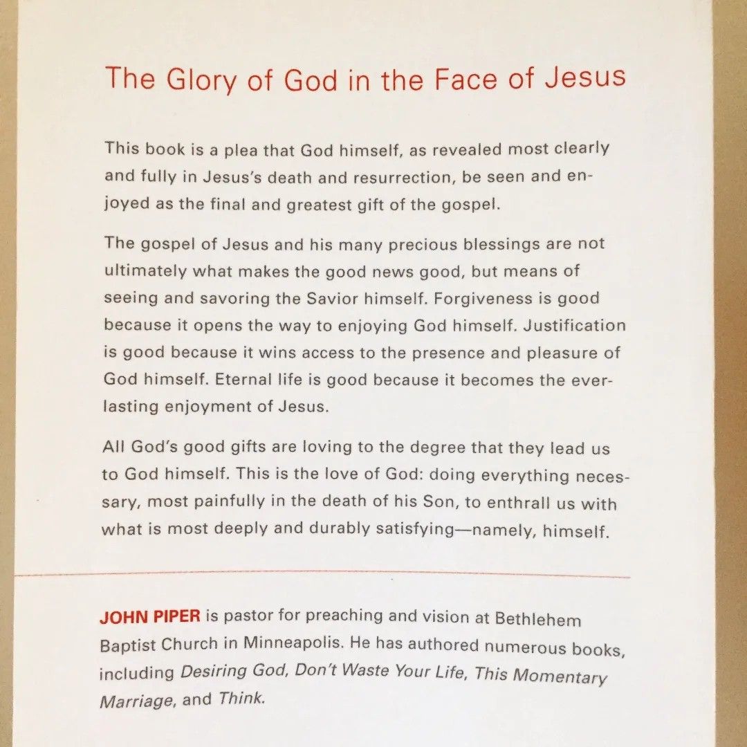 God is the Gospel - John Piper, Hobbies & Toys, Books & Magazines, Religion Books on Carousell