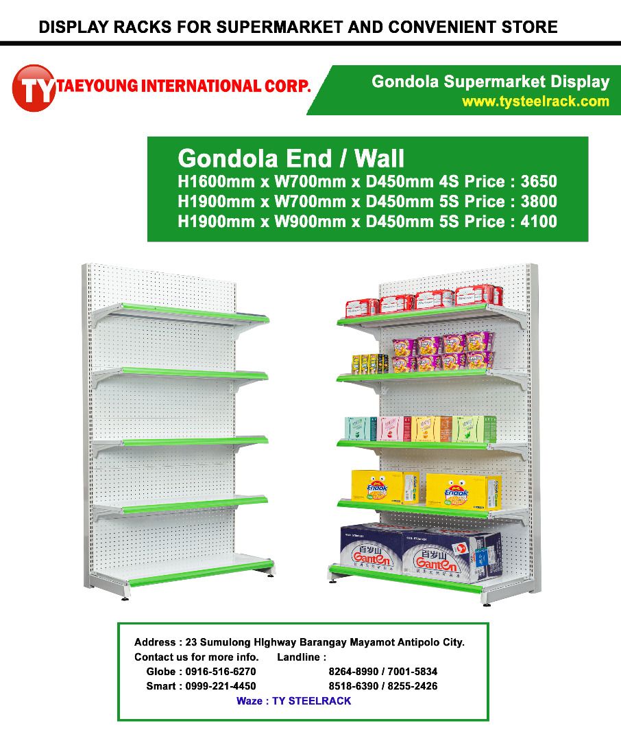 Gondola racks china perforated design high quality made in korea ...