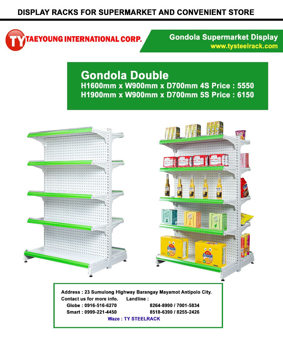 Gondola racks china perforated design high quality made in korea ...