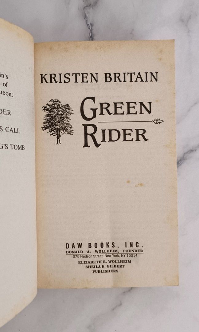 Green Rider by Kristen Britain, Hobbies & Toys, Books & Magazines ...