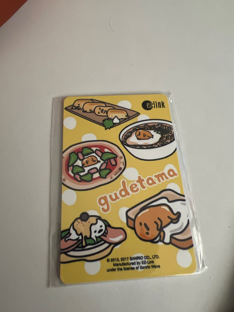 Gudetama EZ-Link card, Hobbies & Toys, Memorabilia & Collectibles, Fan ...
