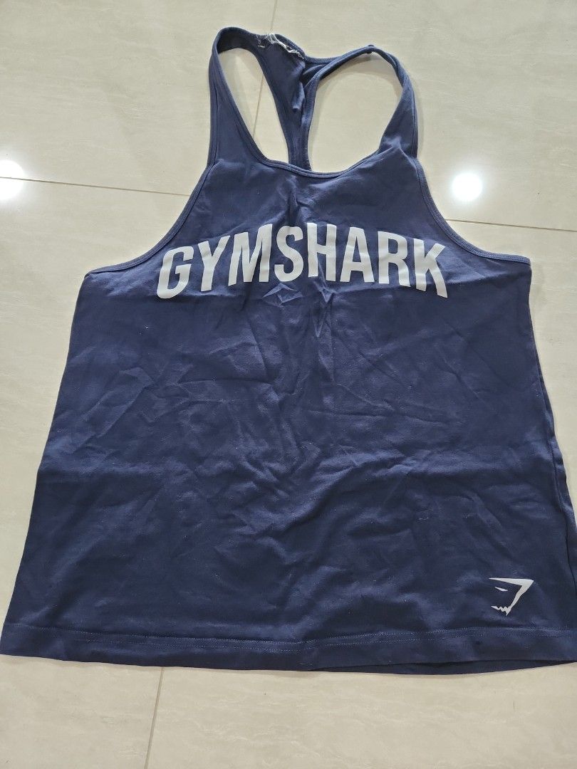 Gymshark Stringer, Men's Fashion, Activewear on Carousell
