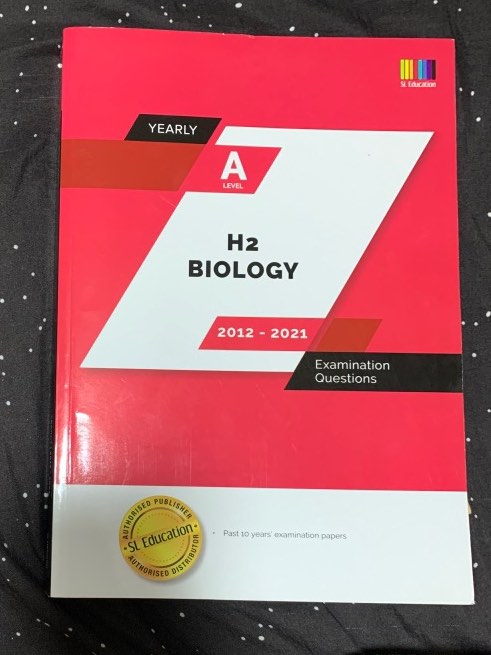 H2 Bio TYS Exam Questions Book, Hobbies & Toys, Books & Magazines ...