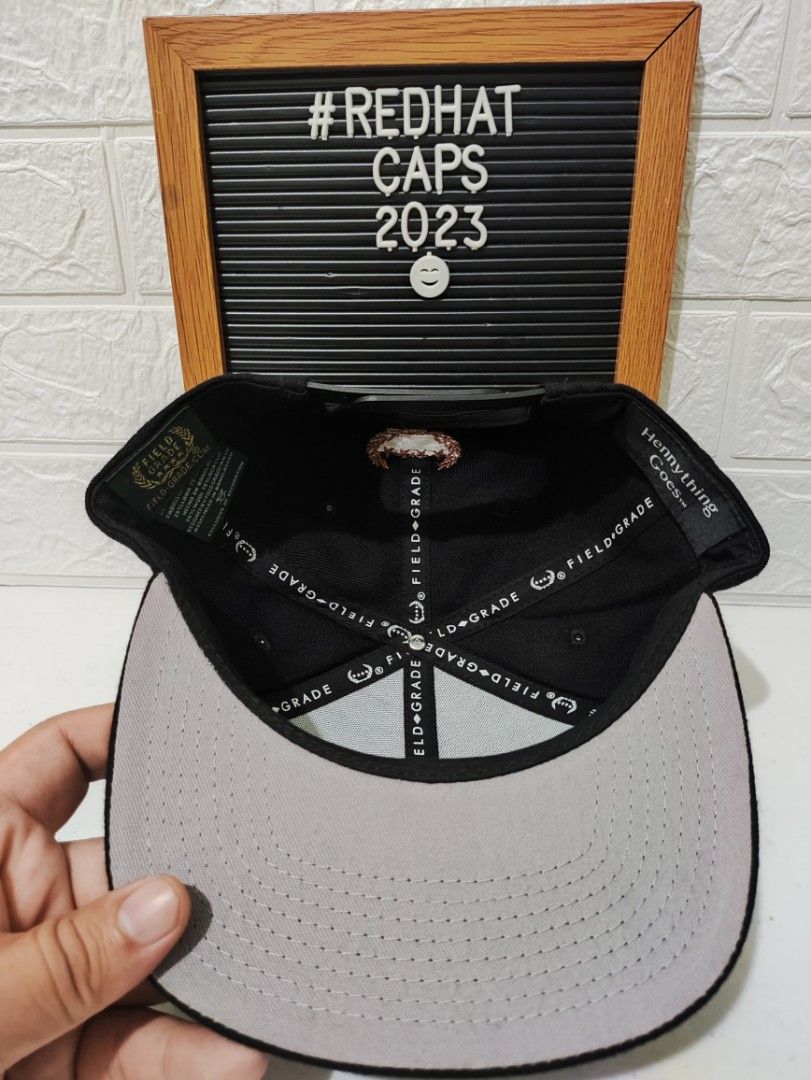 Hennessy "Hennything" Flatbrim Cap, Men's Fashion, Watches & Accessories, Caps & Hats on Carousell