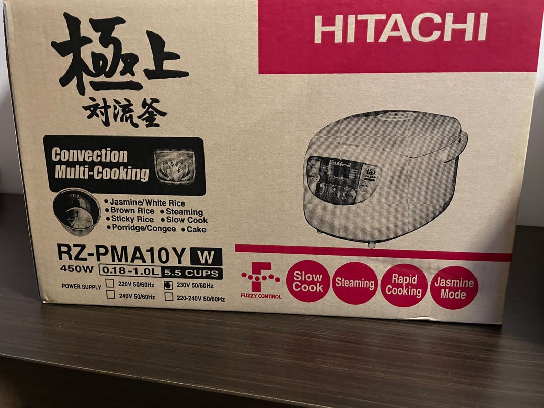HITACHI multi cooking rice cooker RZPMA10Y, TV & Home Appliances ...