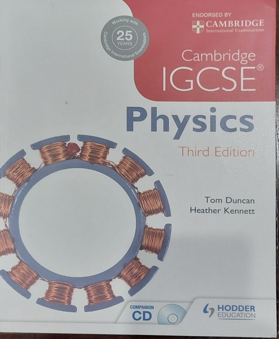 Hodder Education Cambridge IGCSE Physics Third Edition Textbook ...