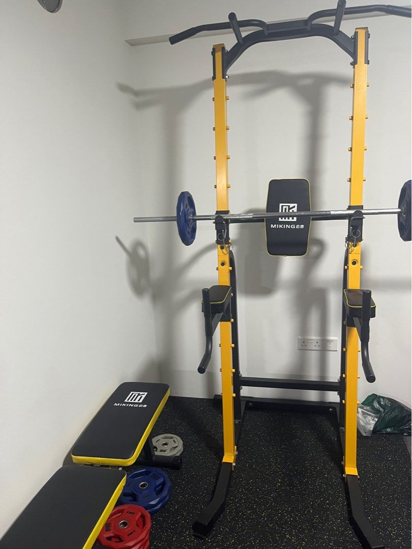 Full Home Gym Power Rack Set, Sports Equipment, Other Sports Equipment ...