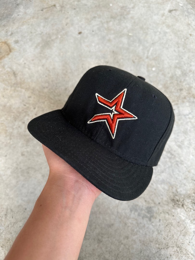 Houston Astros 90s Logo MLB New Era Fitted Cap, Men's Fashion, Watches ...