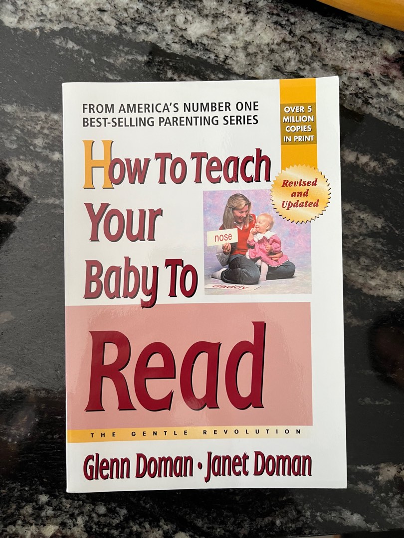 How to teach your baby to read book - Glenn Janet doman, Hobbies & Toys ...