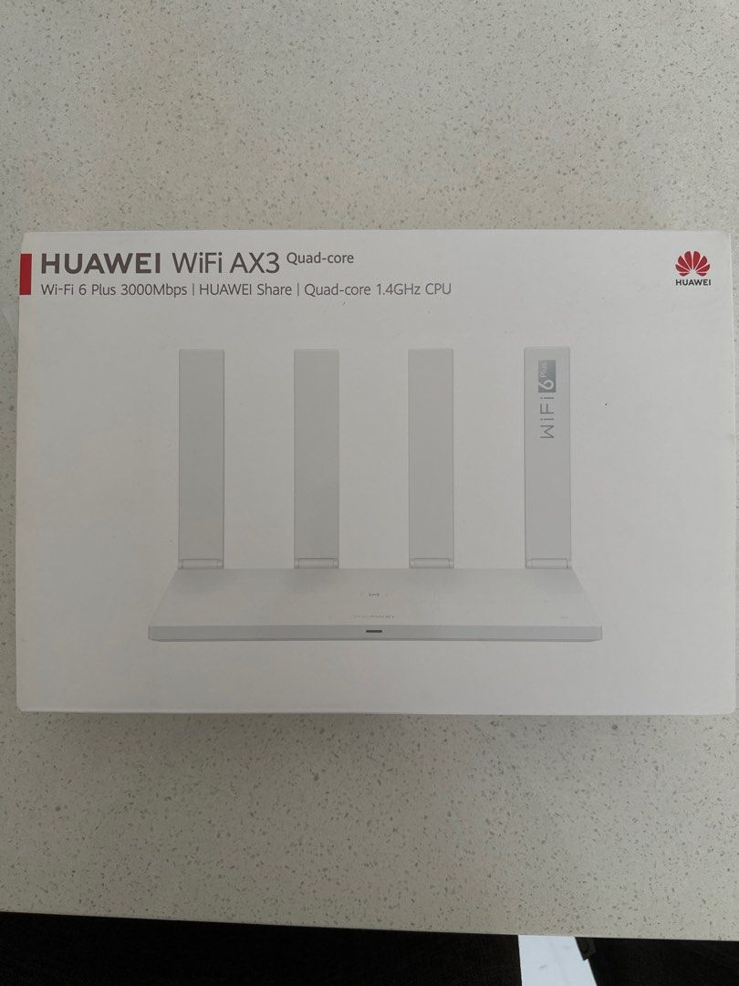 Huawei Wifi AX3 Quad core Wifi 6 Plus, Computers & Tech, Parts ...