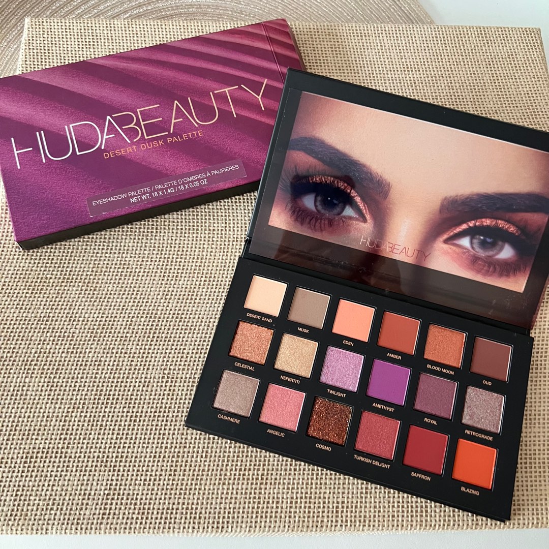 Huda Beauty Desert Dusk Eyeshadow Palette, Beauty & Personal Care, Face ...