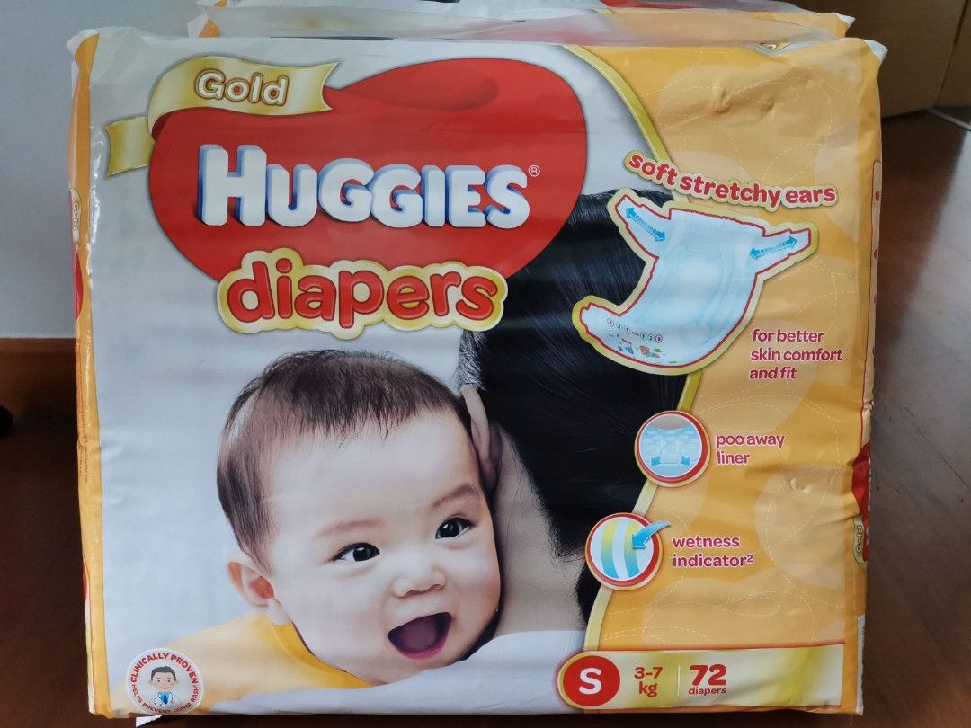 Huggies Diapers, Babies & Kids, Bathing & Changing, Diapers & Baby Wipes on Carousell