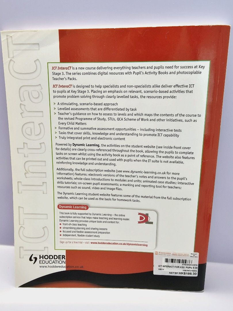 ICT Interact for KS3 Pupil's Book 1 ; Oxford MyMaths 1B & 1C for Key Stage 3 ; iMira! 2 Pupil ...