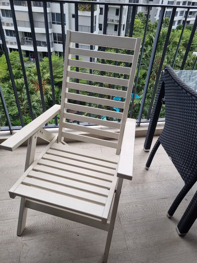 Ikea outdoor chair (Applaro), Furniture & Home Living, Furniture ...