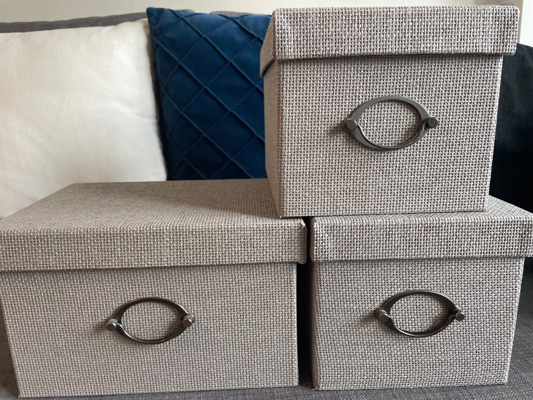 IKEA small storage boxes, Furniture & Home Living, Home Improvement ...