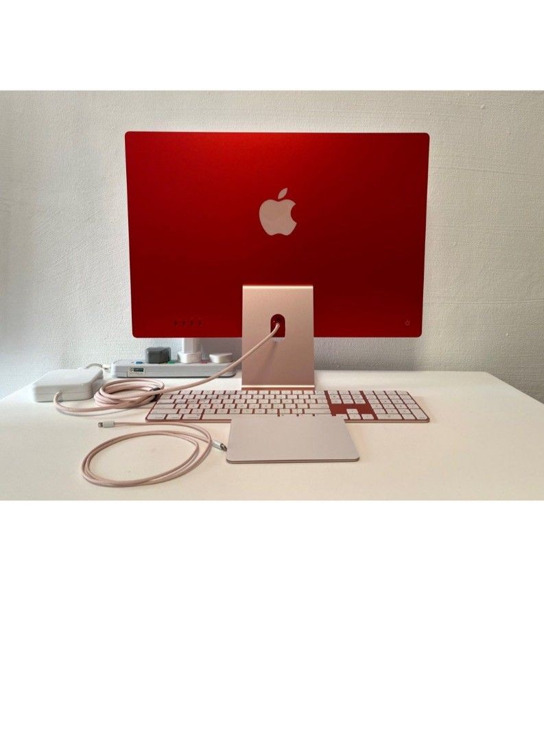 IMac 24 Pink Aplle M1 chip, Computers & Tech, Desktops on Carousell