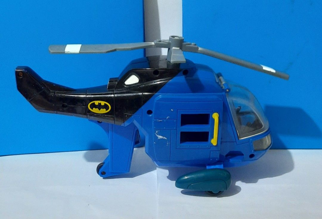 Imaginext DC Comics Batman Helicopter Deluxe Vehicle Action Figure 2007 ...