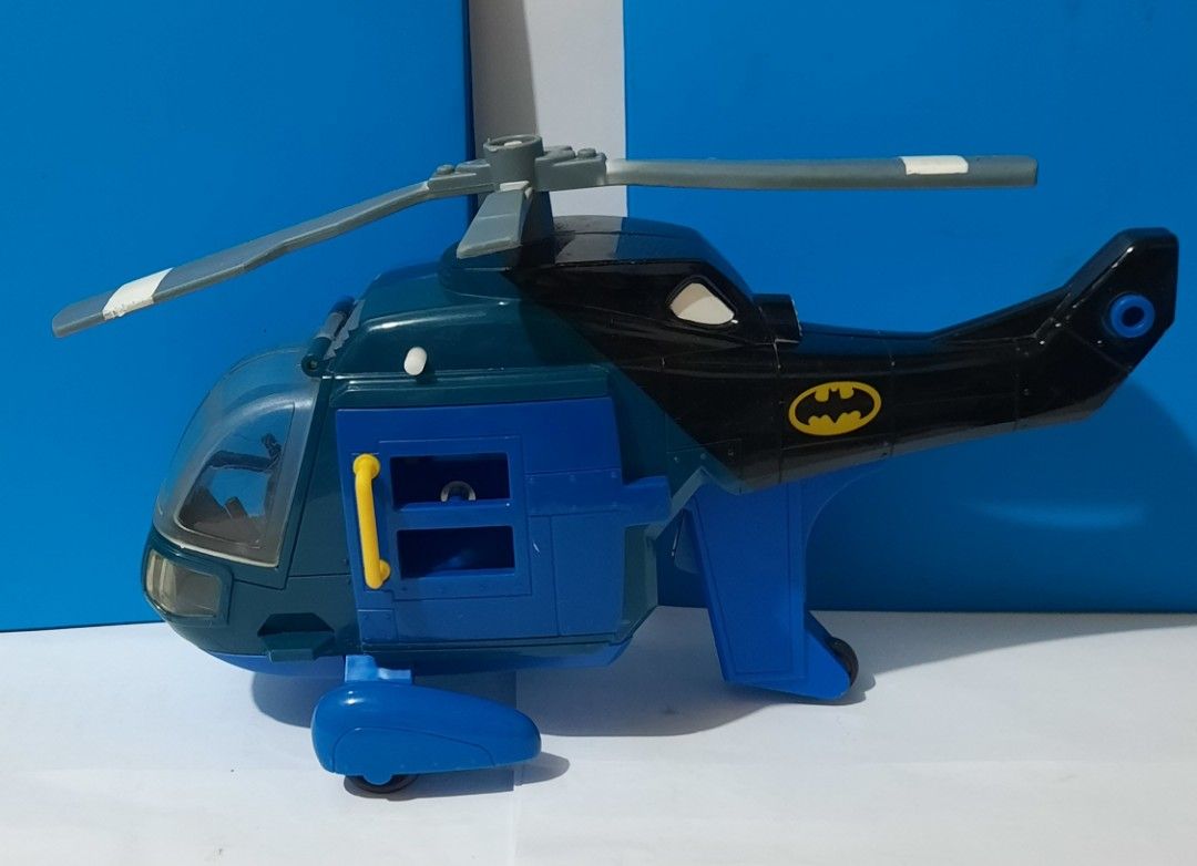 Imaginext DC Comics Batman Helicopter Deluxe Vehicle Action Figure 2007 ...