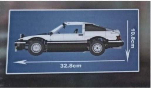 Initial D AE86 Car Model Bricks Building Block Self Assemble Toy Tofu ...