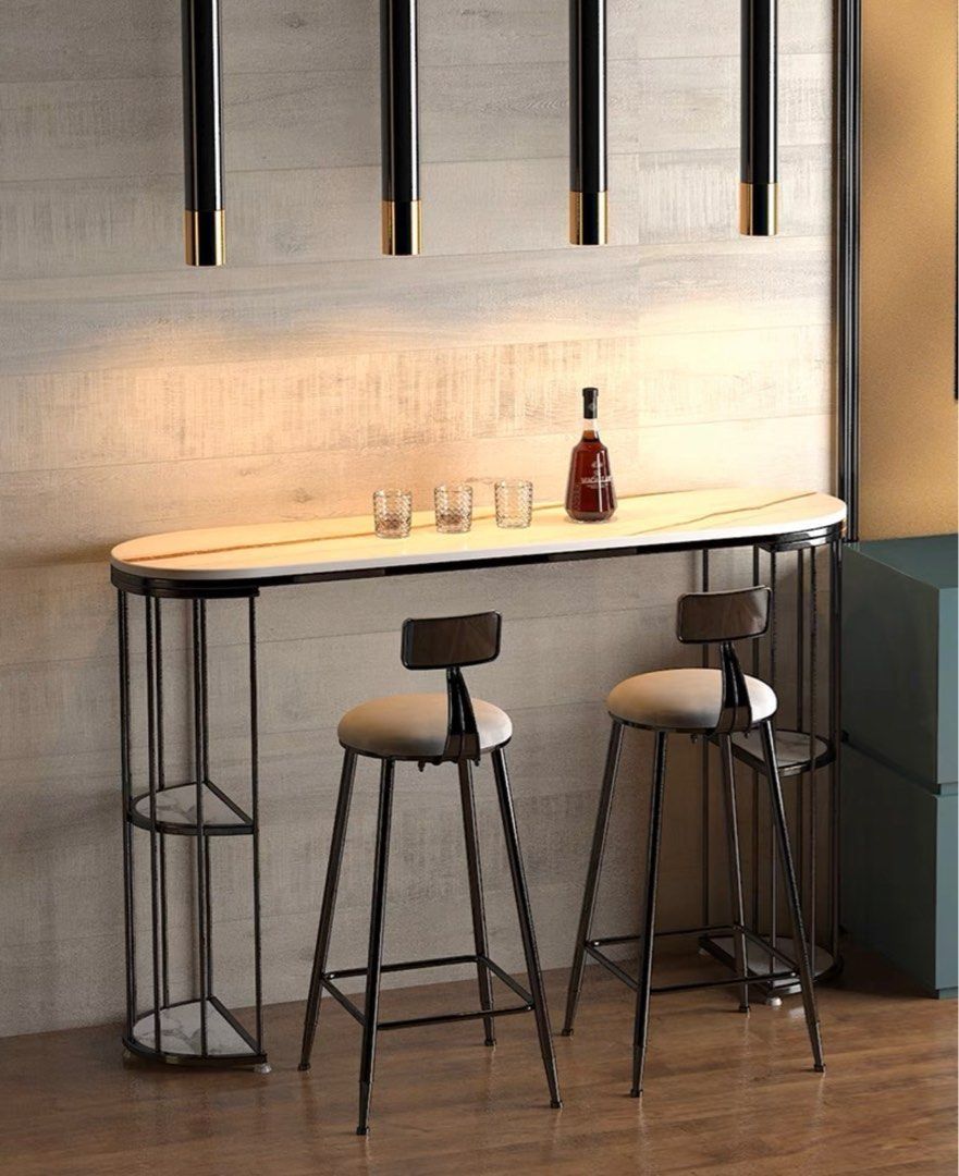 JAIN Luxury Bar Table & Stools, Furniture & Home Living, Furniture ...