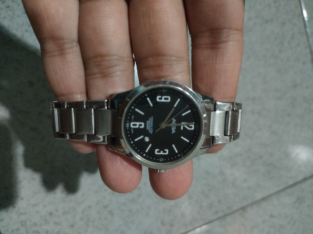 Jam Tangan Stainless Steel Merek Alba, Fesyen Wanita, Jam Tangan di ...