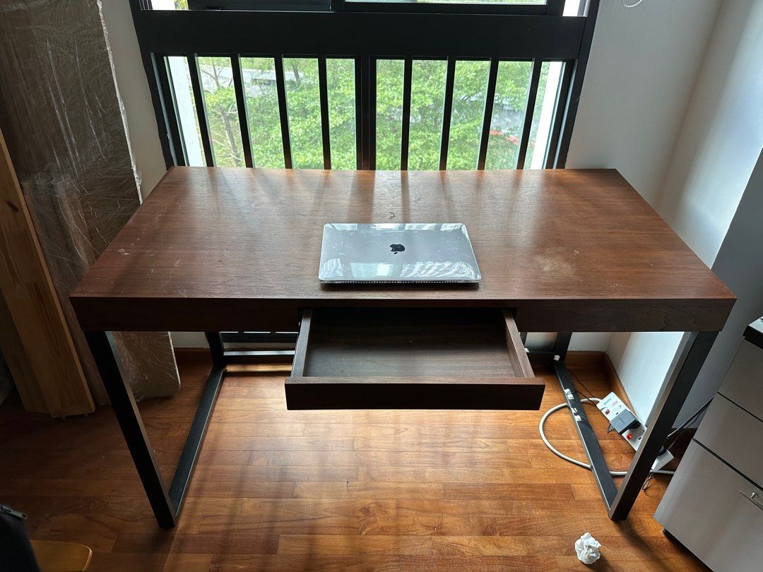 Japanese Designed Work / Study Desk, Furniture & Home Living, Furniture ...