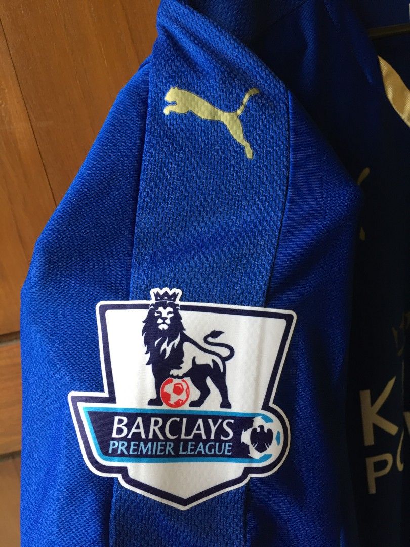 Jersey Original Leicester City Home 2015-2016 EPL Champions Musim Juara, Fesyen Pria, Pakaian ...