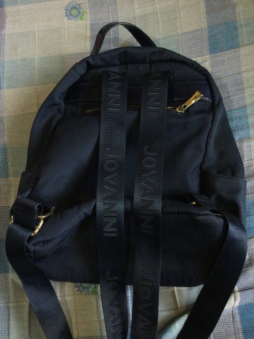 Jovanni Luxury Navy Blue Backpack, Luxury, Bags & Wallets on Carousell