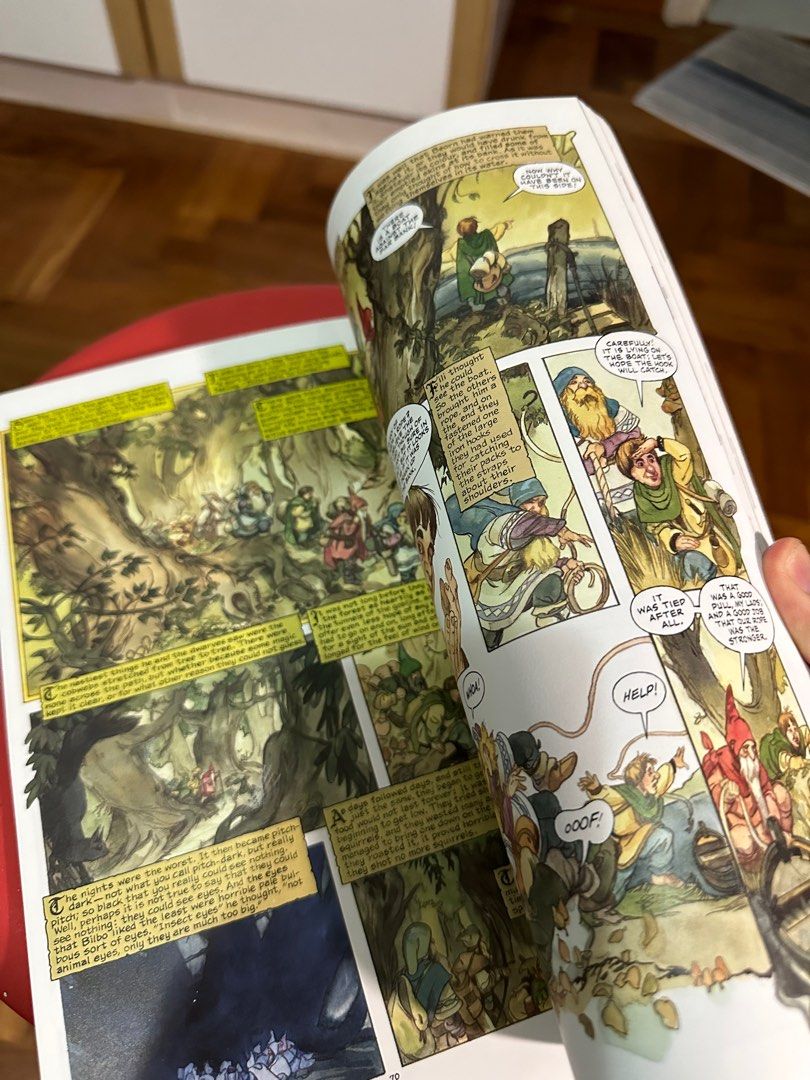 JRR Tolkien The Hobbit Graphic Novel, Hobbies & Toys, Books & Magazines ...