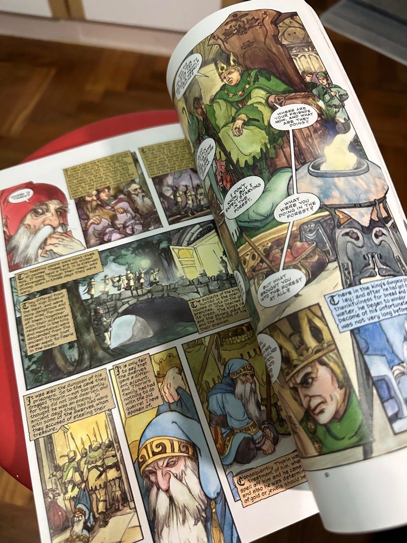 JRR Tolkien The Hobbit Graphic Novel, Hobbies & Toys, Books & Magazines ...