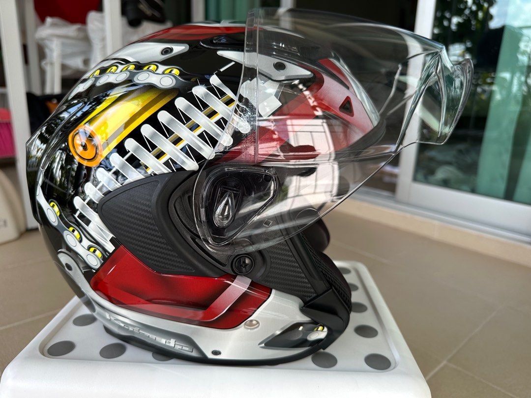 Kabuto Exceed V Machine Open Face Helmet, Motorcycles, Motorcycle ...