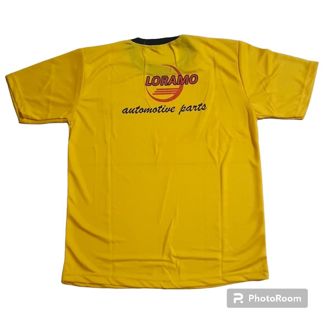 Kaos Warna Kuning Loramo SIZE M, Fesyen Pria, Pakaian , Atasan di Carousell