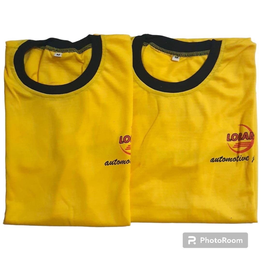Kaos Warna Kuning Loramo SIZE M, Fesyen Pria, Pakaian , Atasan di Carousell