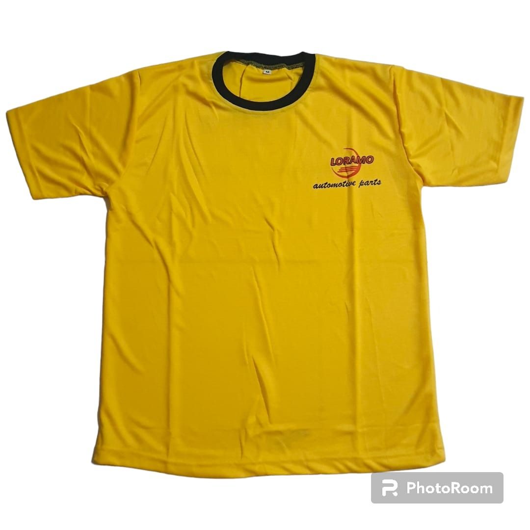 Kaos Warna Kuning Loramo SIZE M, Fesyen Pria, Pakaian , Atasan di Carousell