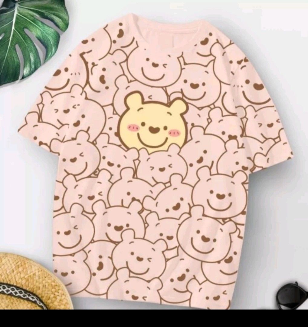 Kaos winnie the pooh jumbo baju winnie the pooh big size kaos wanita ...