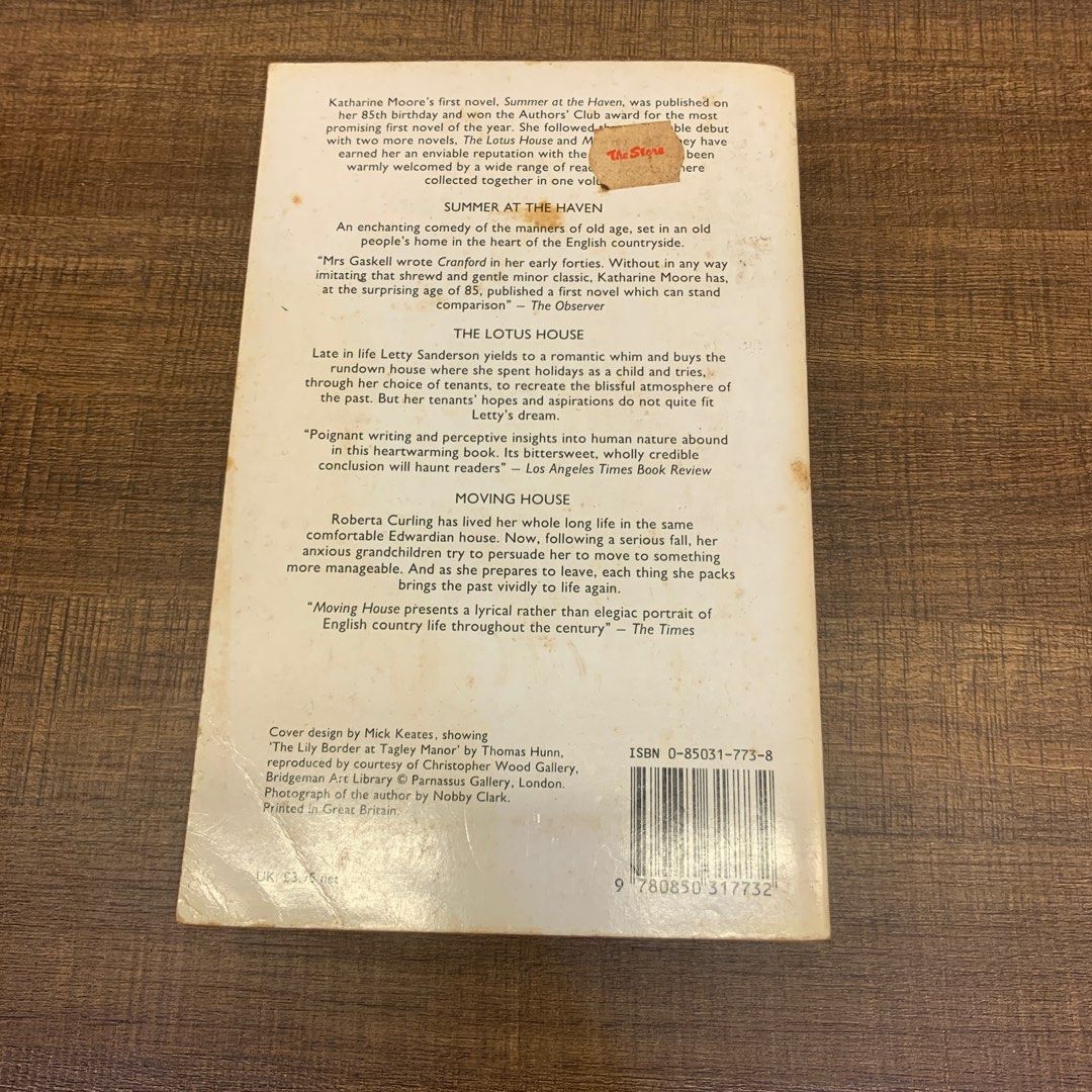 Katharine Moore Omnibus - Summer at the Haven , The Lotus House ...