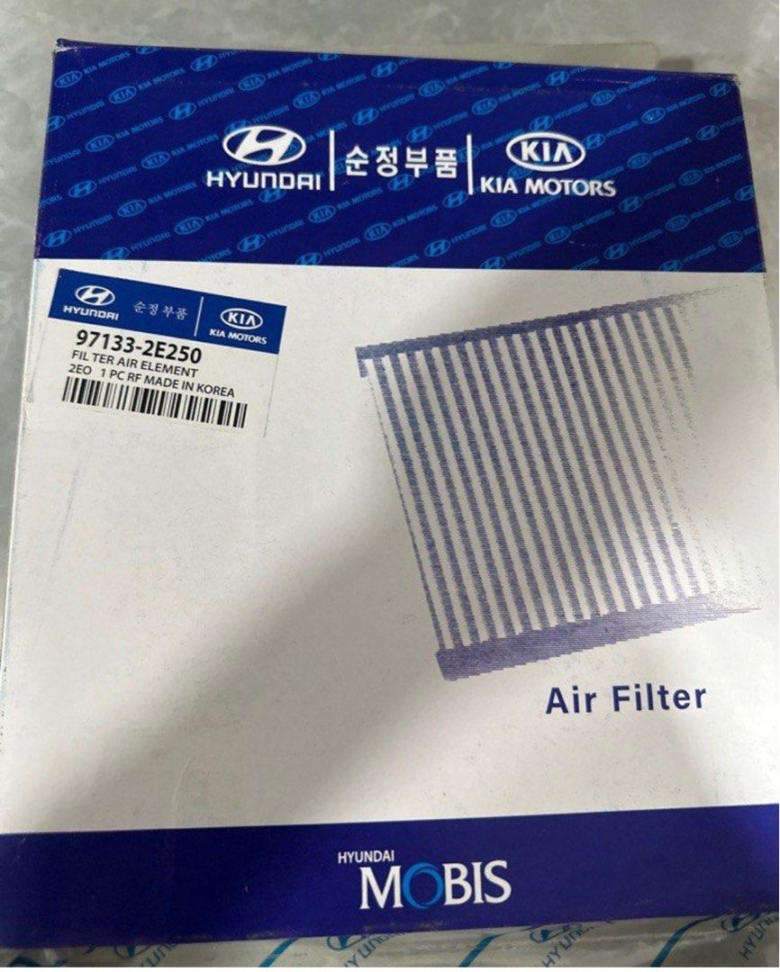 KIA K3 / Hyundai Elantra Aircon Filter, Car Accessories, Accessories on ...
