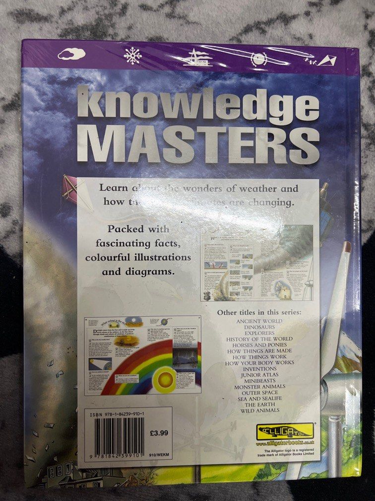 Knowledge Masters WEATHER, Hobbies & Toys, Books & Magazines, Storybooks on Carousell