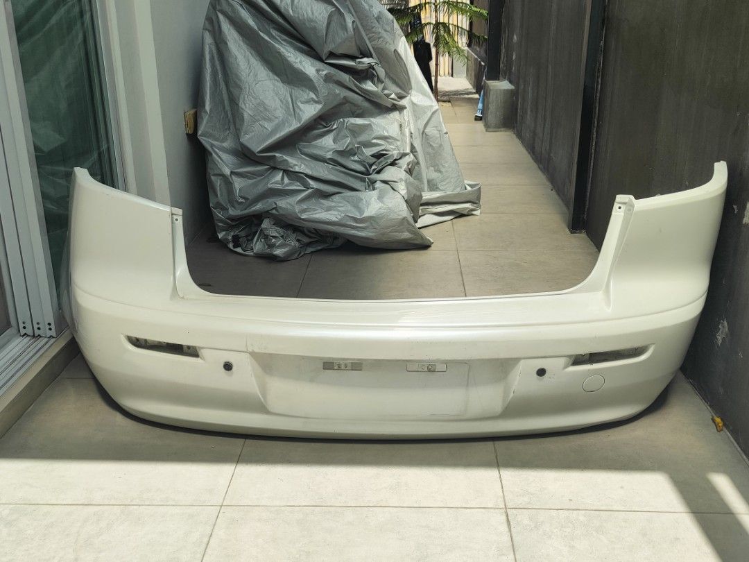 Lancer Ex Rear Bumper (OEM)- New Paint Pearl White on Carousell