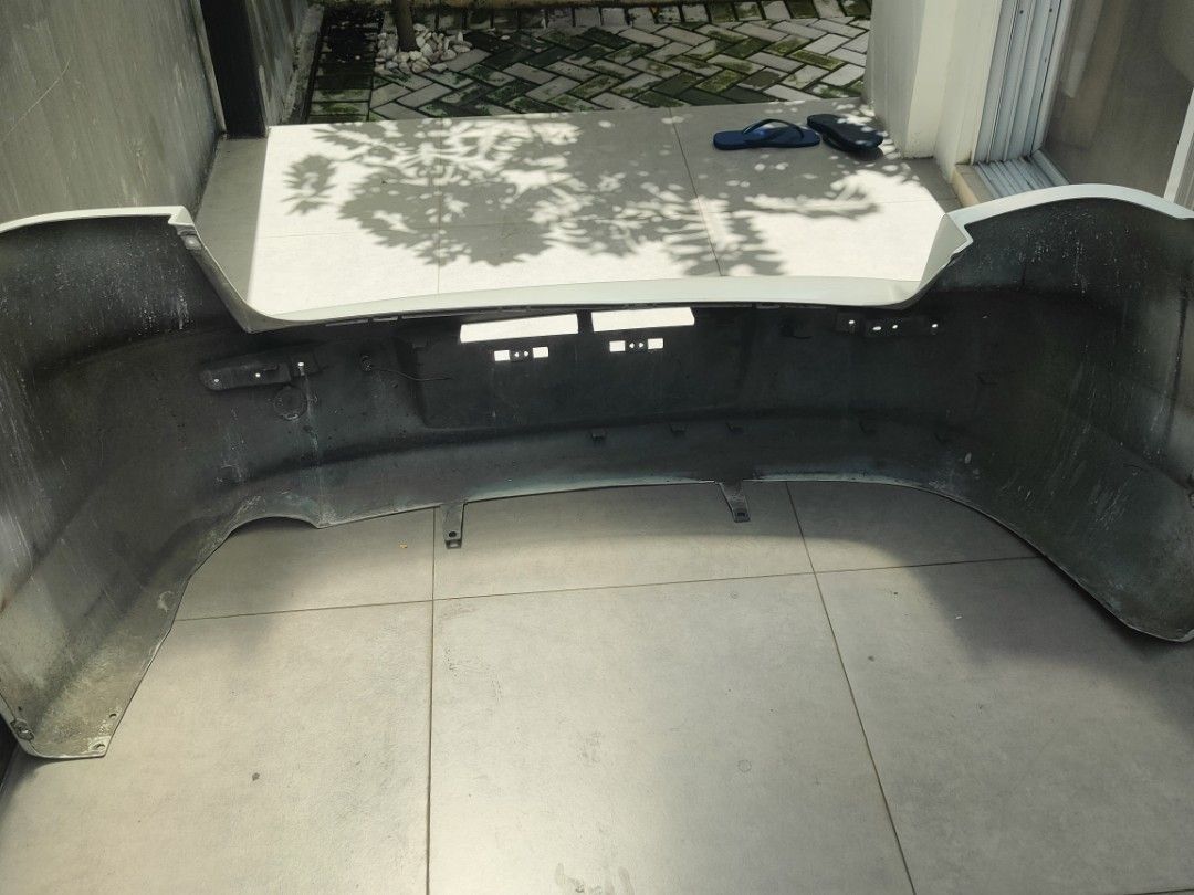 Lancer Ex Rear Bumper (OEM)- New Paint Pearl White on Carousell