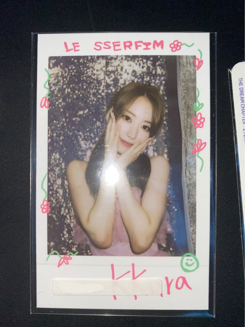 LE SSERAFIM Sakura FEARLESS MD INSTANT PHOTOCARD, K-Wave di Carousell