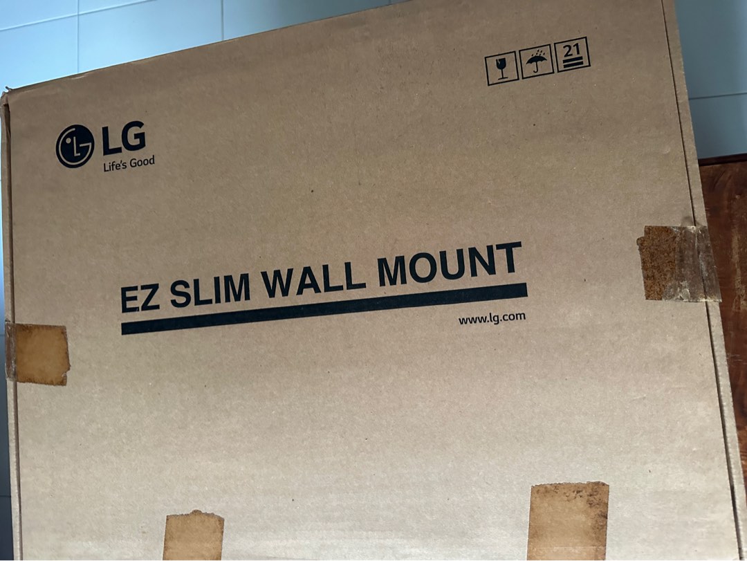 LG ez slim wall mount, TV & Home Appliances, TV & Entertainment, TV ...