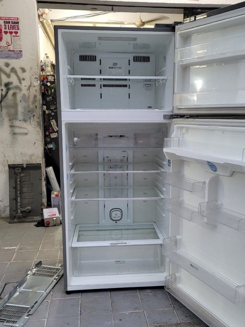 LG Smart Inverter 2 Door Fridge Refrigerator Peti ais 507 Liter, TV & Home Appliances, Kitchen ...